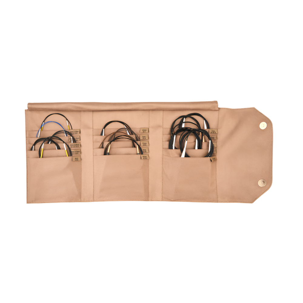 KnitPro | Clay Collection | Fixed Circular Knitting Needle Case