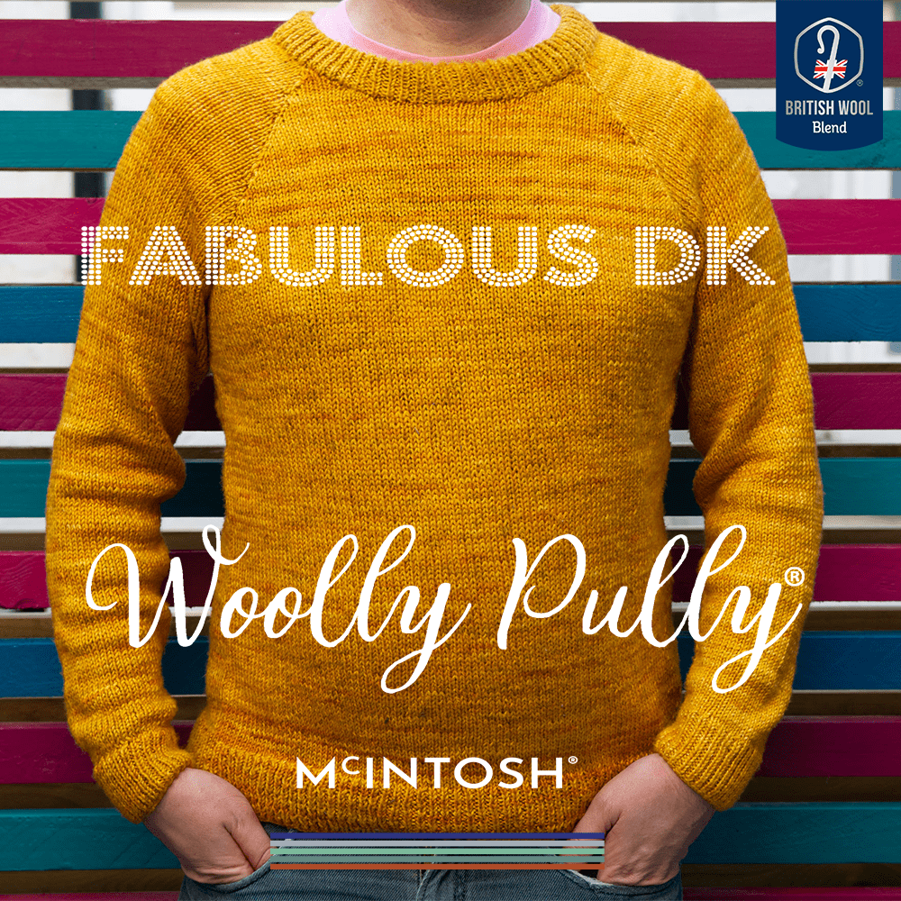 Classic Raglan DK Woolly Pully - Digital PDF Knitting Pattern McIntosh